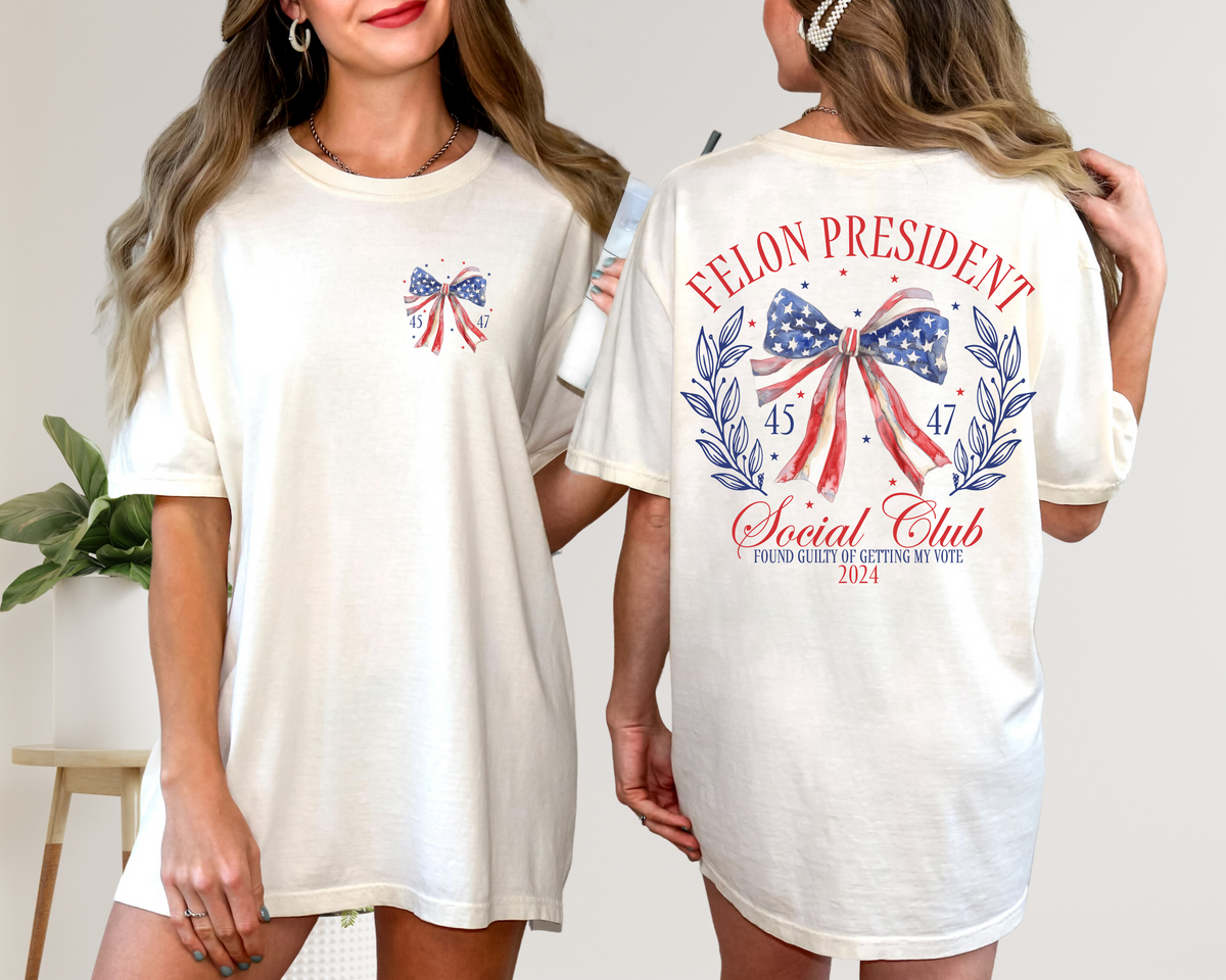 DTF0462 Felon President Social Club WITH POCKET – RCAWholesale