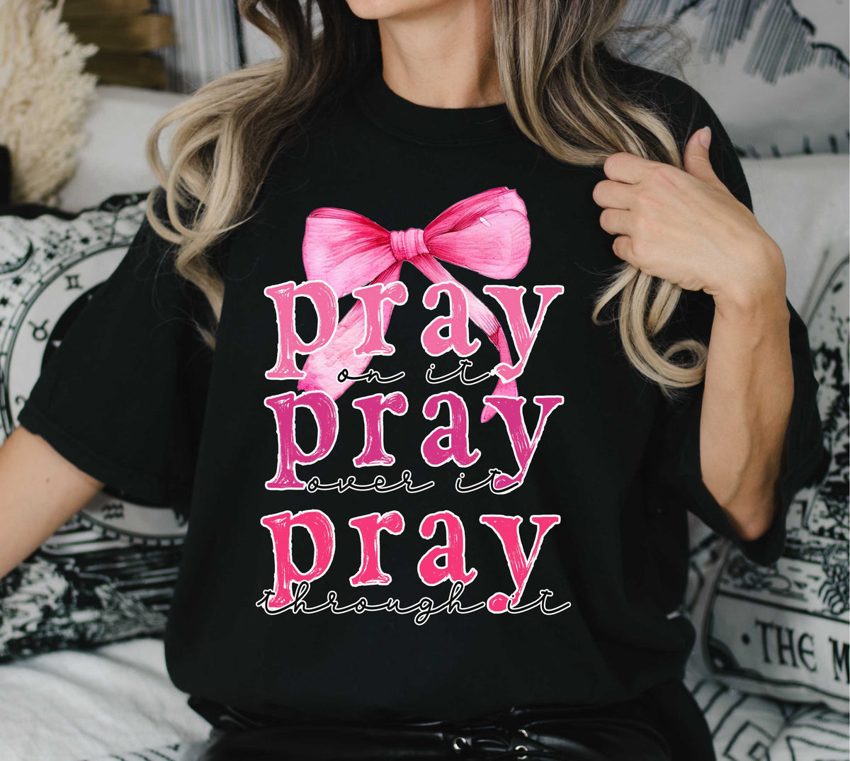 DTF0447 Pray On It Pink – RCAWholesale